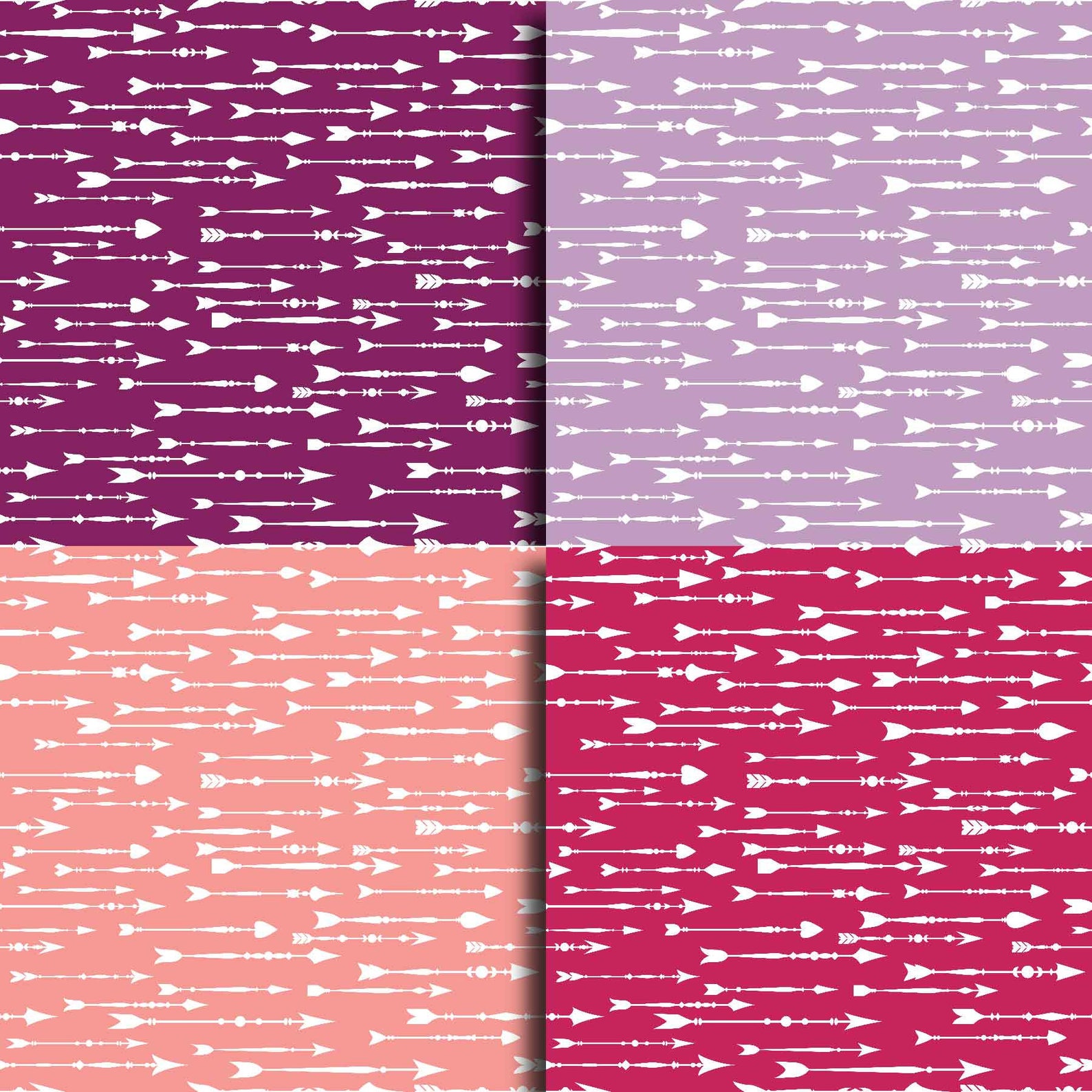 Arrows Digital Paper, Arrows Backgrounds, Arrow Patterns, Scrapbook ...