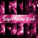 Pink Supernova Digital Paper Galactic Explosion Aurora - Etsy