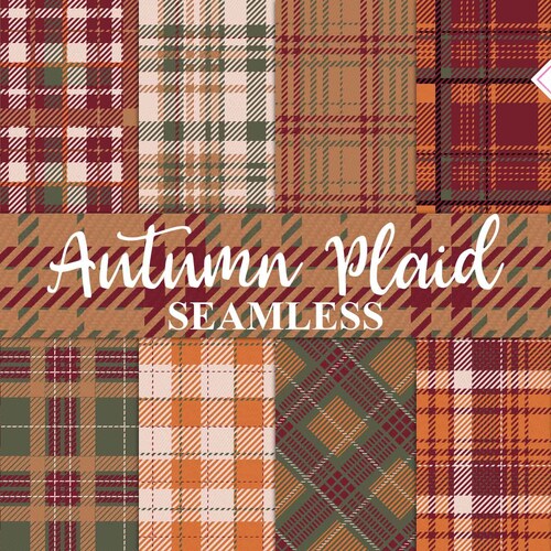 Fall Digital Paper Seamless Digital Pattern Autumn - Etsy