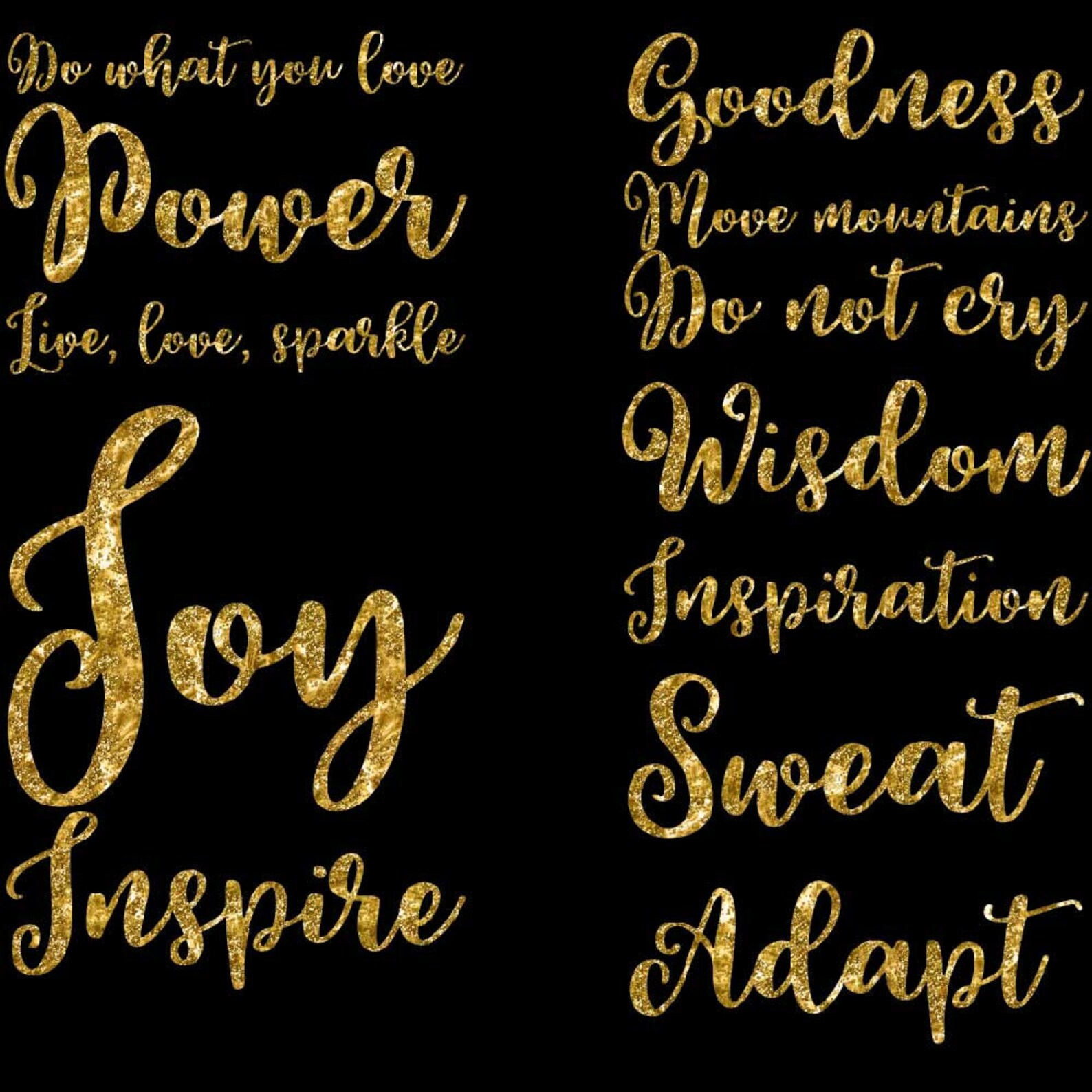 Inspirational Words Encouragement Word Motivation Word Art - Etsy