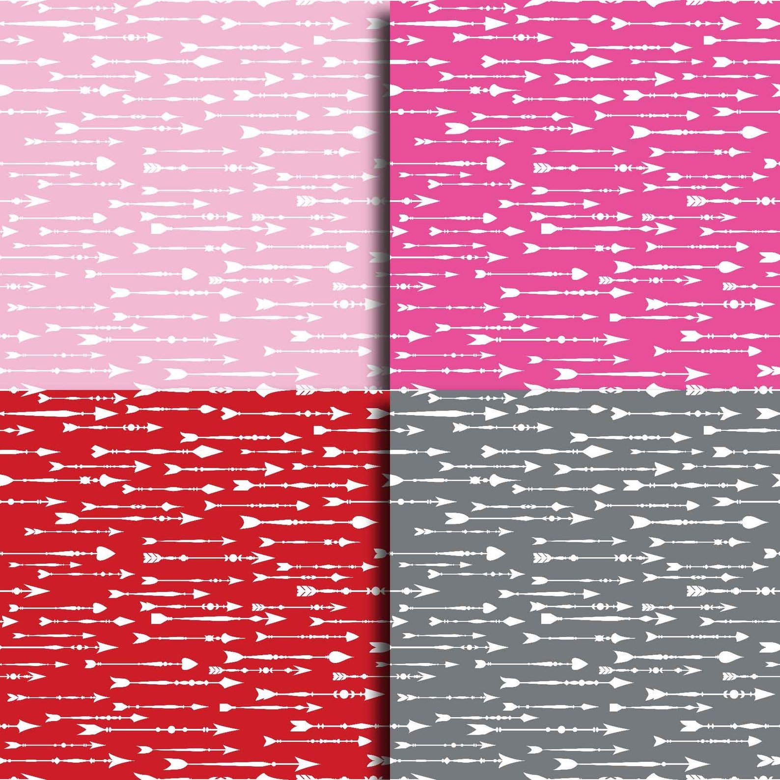 Arrows Digital Paper, Arrows Backgrounds, Arrow Patterns, Scrapbook ...