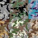 Camouflage Digital Paper With Silver Glitter Details - Etsy
