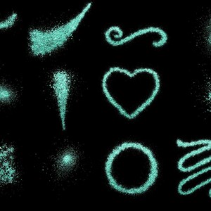 Turquoise Dust, Clipart Overlay, Teal Dusting Mint, Magic Fairy Tale ...