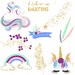 Gold Glitter Unicorn Unicorn Clipart Unicorn Clip Art - Etsy