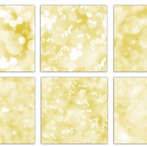Gold Bokeh Lights, Digital Paper, Seamless Patterns, Blurry Textures ...