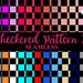 Black Checkers Seamless Patterns Digital Paper Chess Board - Etsy