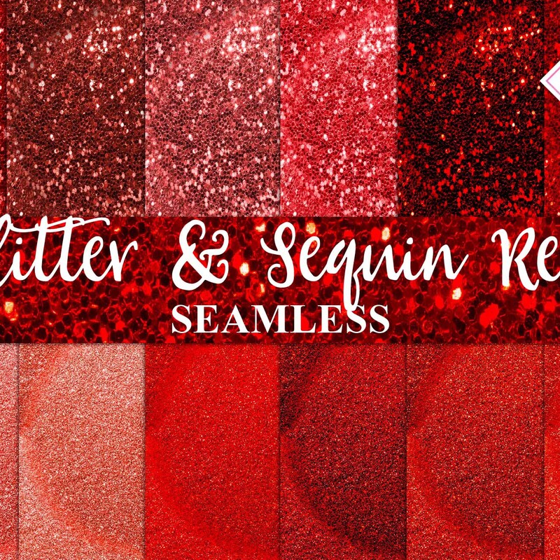 Ruby Red Glitter - Etsy