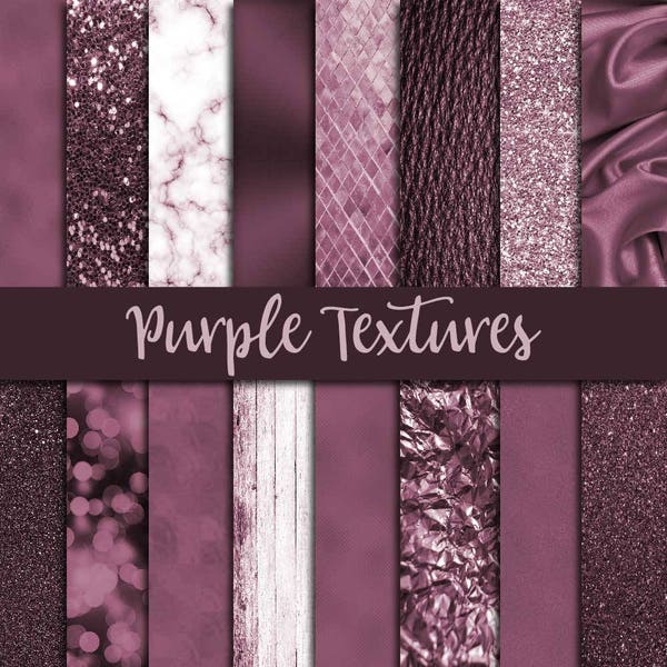 Plum Digital Paper - Etsy