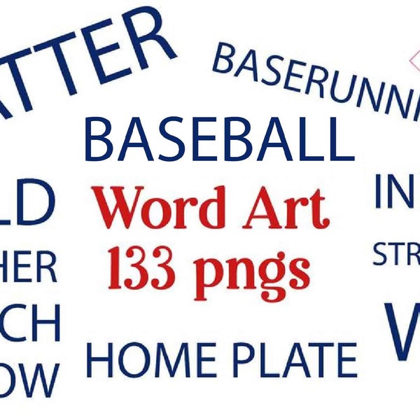 Baseball Pitcher With Words - Etsy