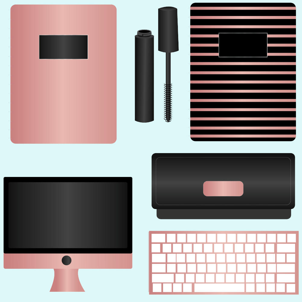 Women Accessories Black Dress Clipart Fashion Clip Art - Etsy