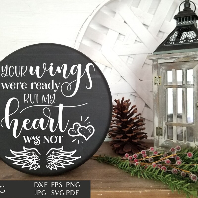 Your Wings Were Ready Svg - Etsy