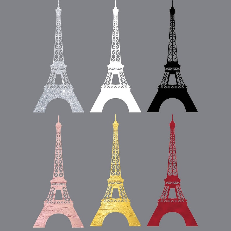 Eiffel Tower Clipart Paris Clip Art French Clipart France - Etsy