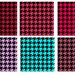 Houndstooth Pattern Digital Paper Seamless Patterns - Etsy