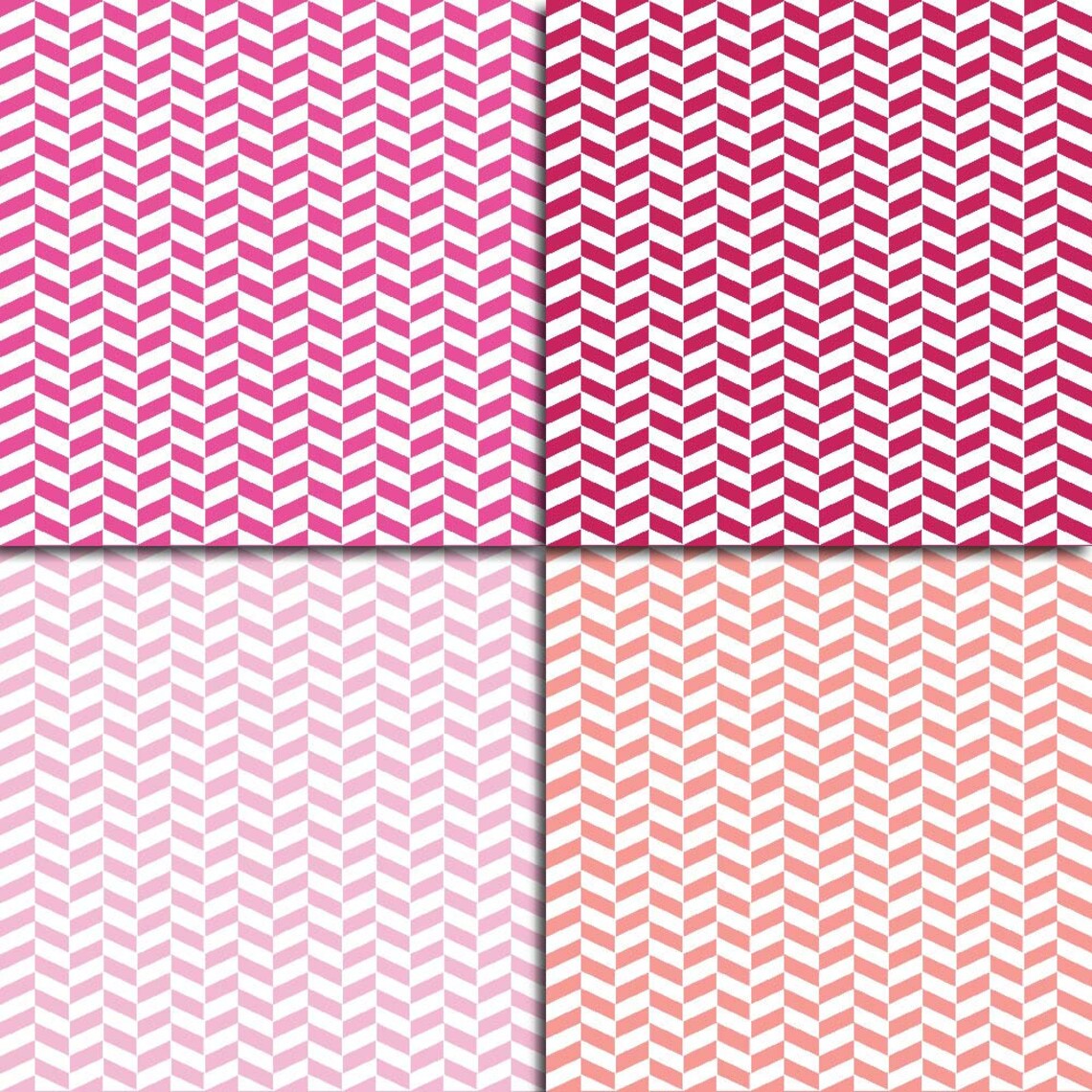 Herringbone Pattern Digital Paper Geometric Patterns - Etsy