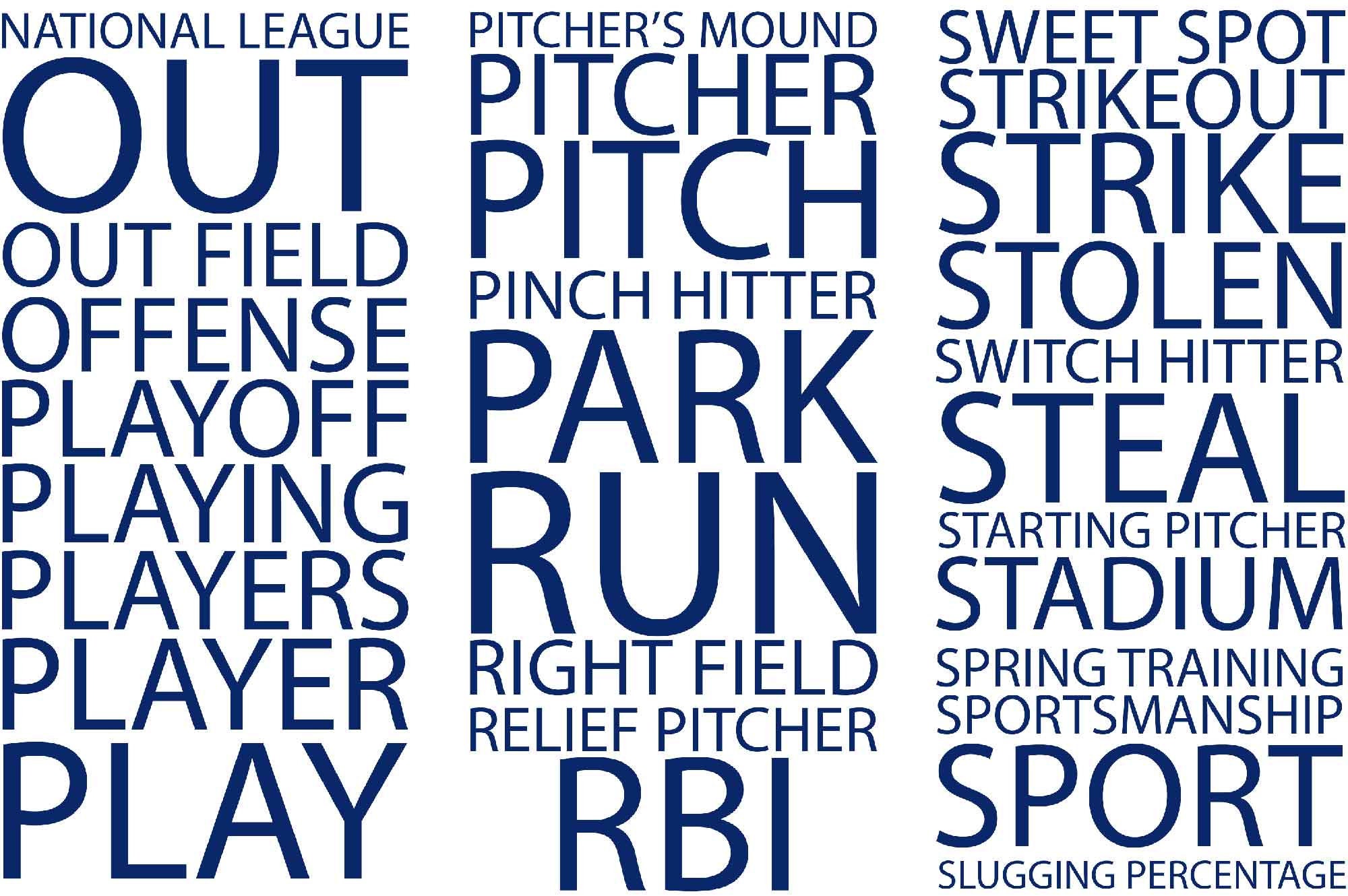 Baseball Word Art Softball Wordart Words Overlay Sport - Etsy