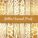 Gold Animal Printdigital Paper Animal Skin Snake Crocodile - Etsy