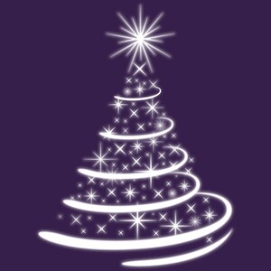 Christmas Trees, Glowing Trees, Christmas Decor, Christmas Clipart ...