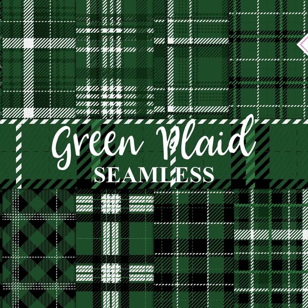 Green Plaid Flannel - Etsy