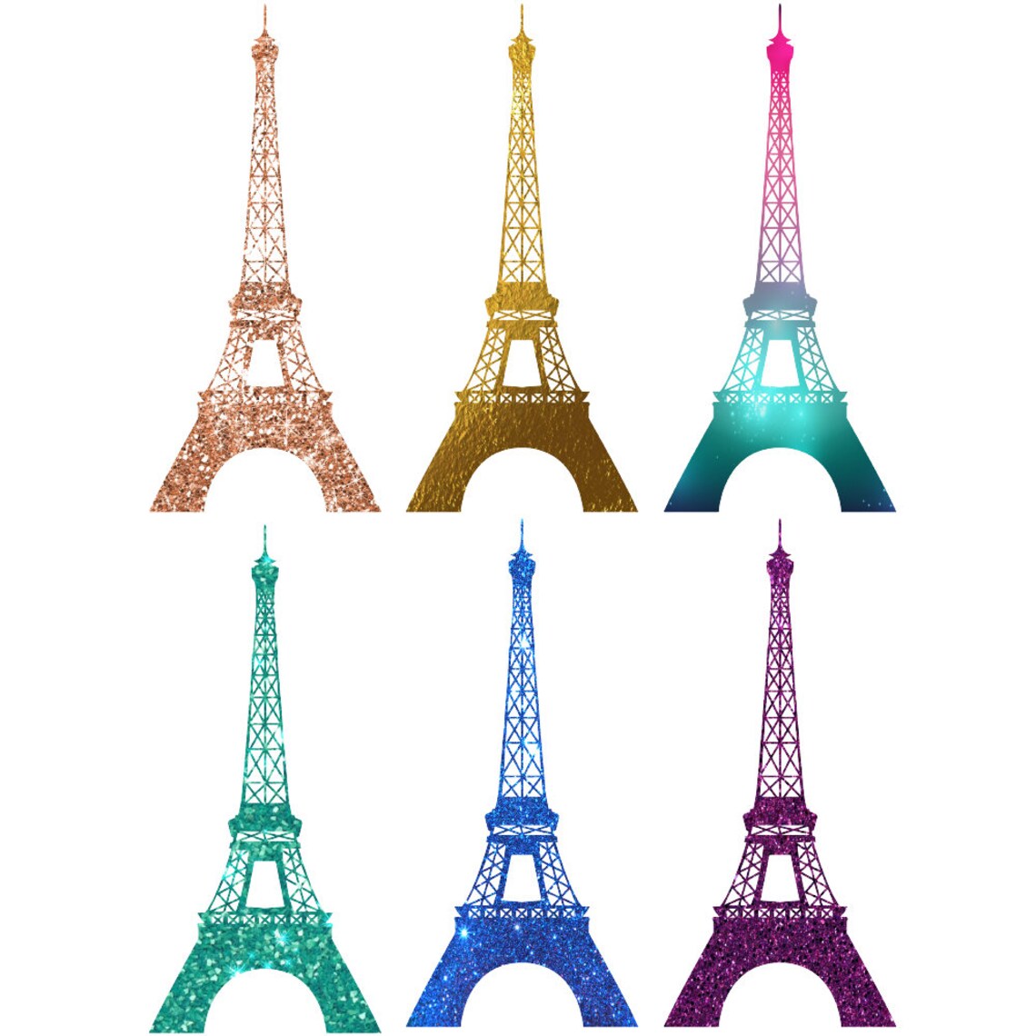 Eiffel Tower Clipart Paris Clip Art French Clipart France - Etsy