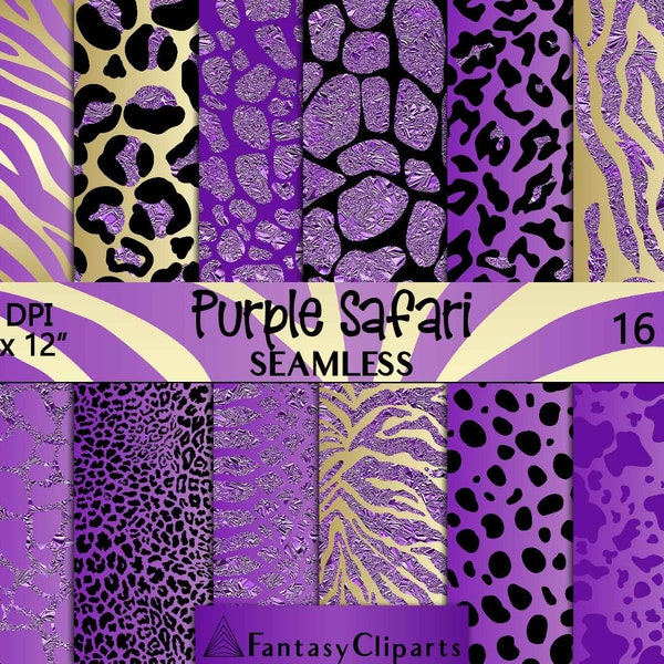 Safari Digital Paper - Etsy