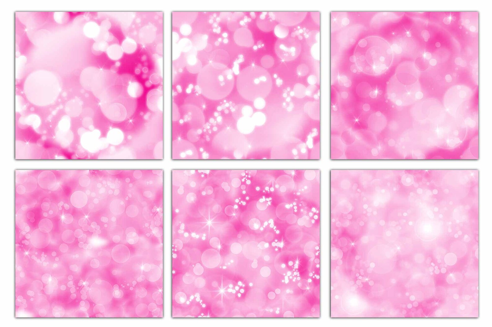 Pink Bokeh Lights Digital Paper Seamless Patterns Blurry - Etsy