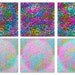 Unicorn Colors, Digital Paper, Seamless Patterns, Pastel Rainbow ...