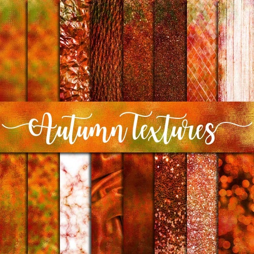 Fall Backgrounds Autumn Textures Digital Paper Distressed - Etsy