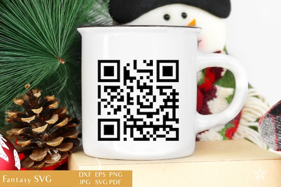 QR Code | Supermarket Scan Code | SVG Cut File For Cricut ...
