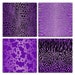 Purple Glitter Safari Animal Print Digital Paper | Violet Cheetah ...