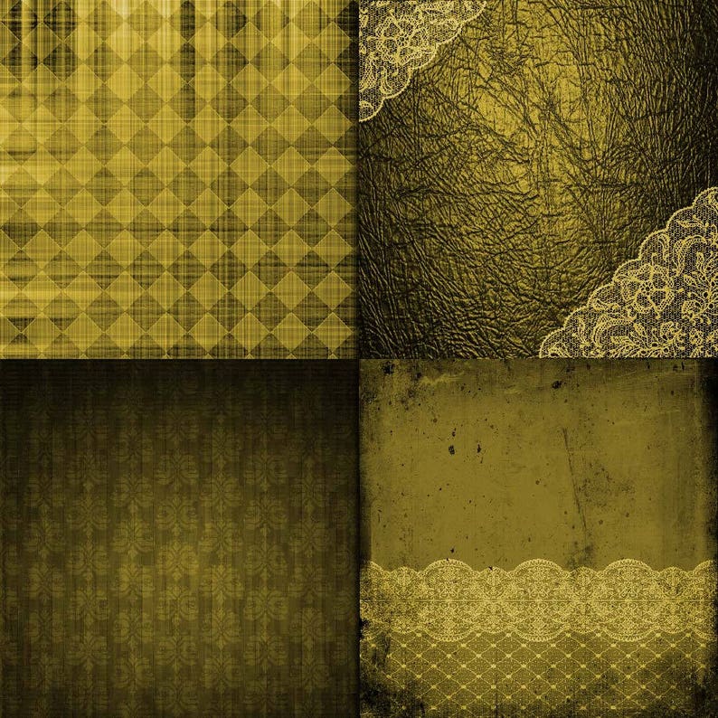 Grunge Gold Digital Paper Grunge Backgrouds Gothic - Etsy