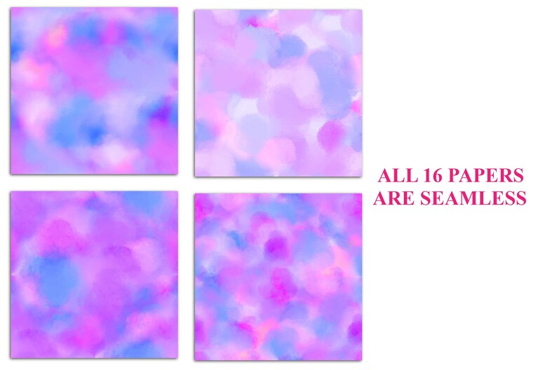 Violet Watercolor Seamless Textures Digital Paper Paint | Etsy