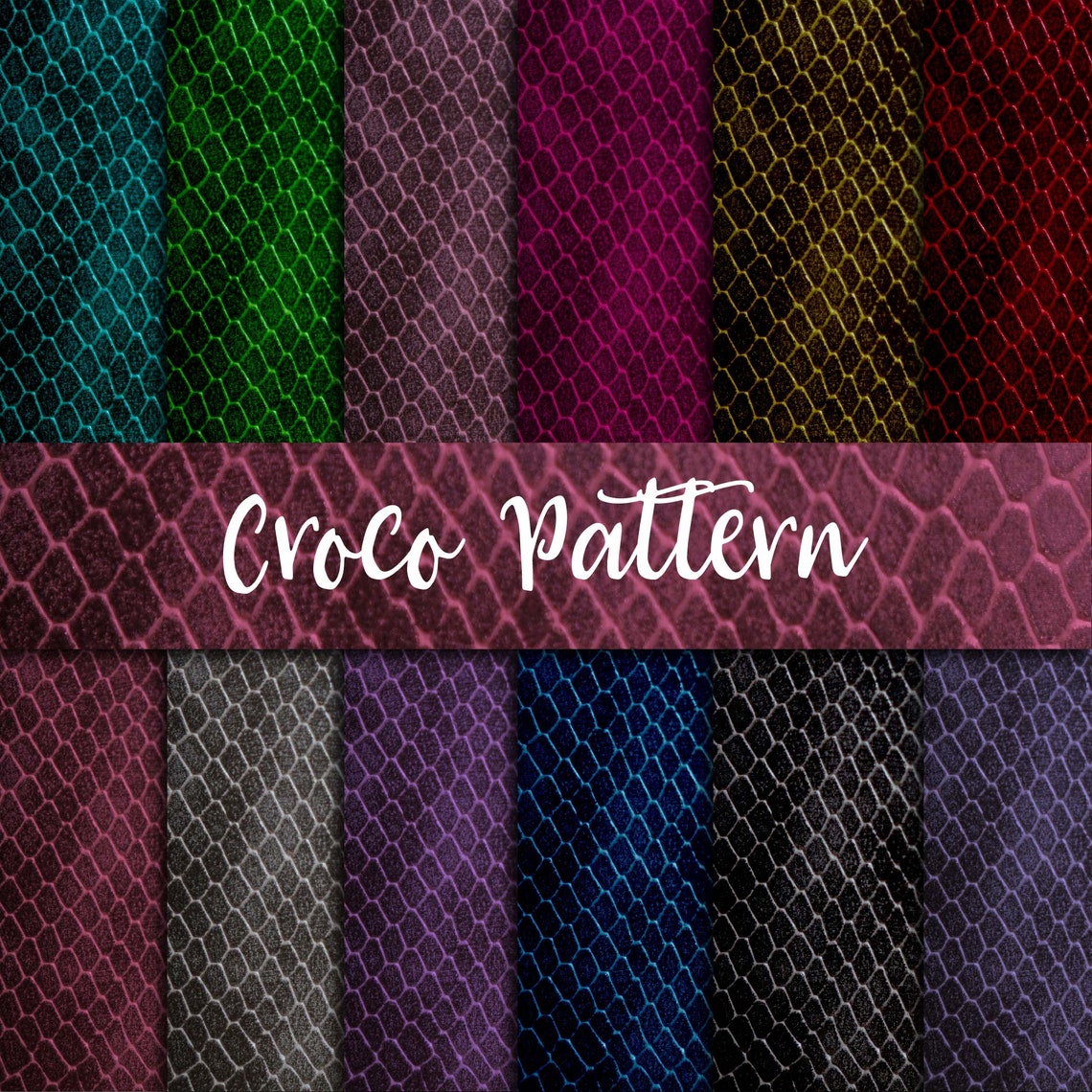 Crocodile Texture Croco Pattern Digital Paper Snake Skin - Etsy
