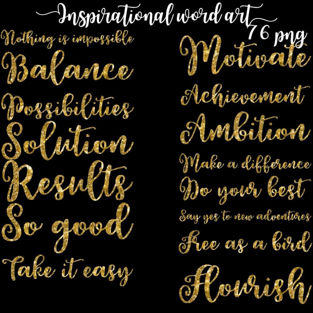 Words Of Encouragement Clipart