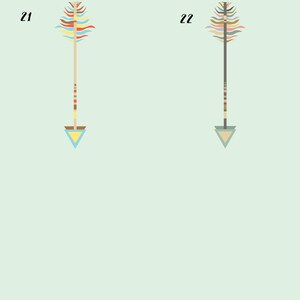 Tribal Clipart Set, Tribal Clip Art, Pink Dreamcatcher, Tribal Arrows ...