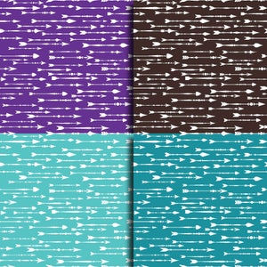 Arrows Digital Paper, Arrows Backgrounds, Arrow Patterns, Scrapbook ...