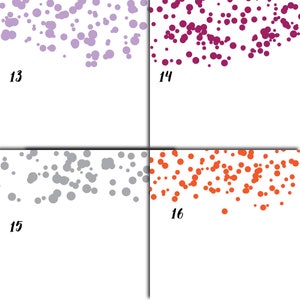 Colorful Confetti Clipart Overlay in Png Format, Mint Confetti Overlays ...