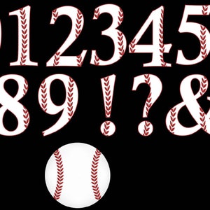 Baseball Alphabet, Ball Letters, Letter Overlay, Sports Clipart, Abc ...