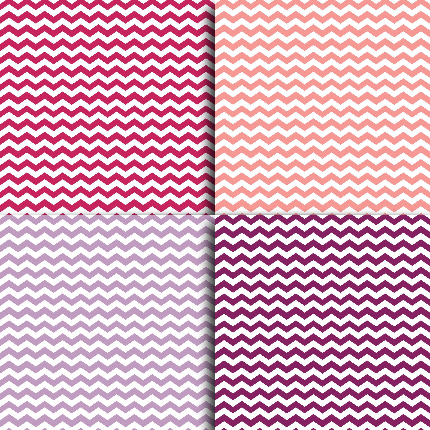 Chevron Paper Pack Digital Paper Chevron Backgrounds - Etsy