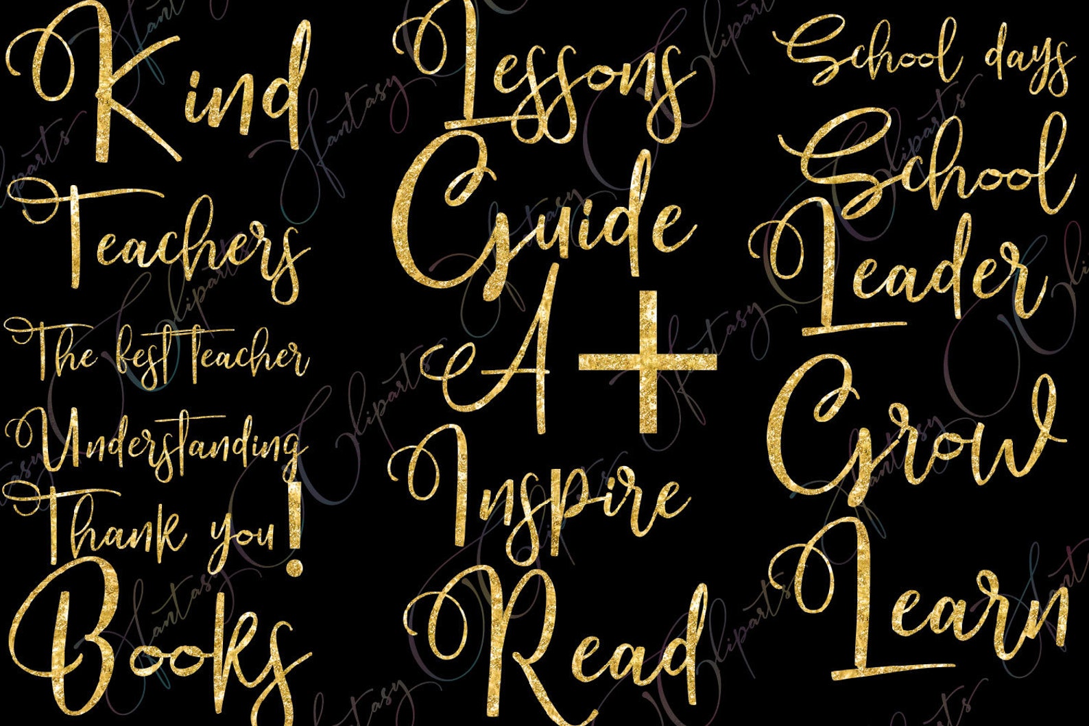 Teacher Word Art Overlay Teaching Clipart for Students and - Etsy