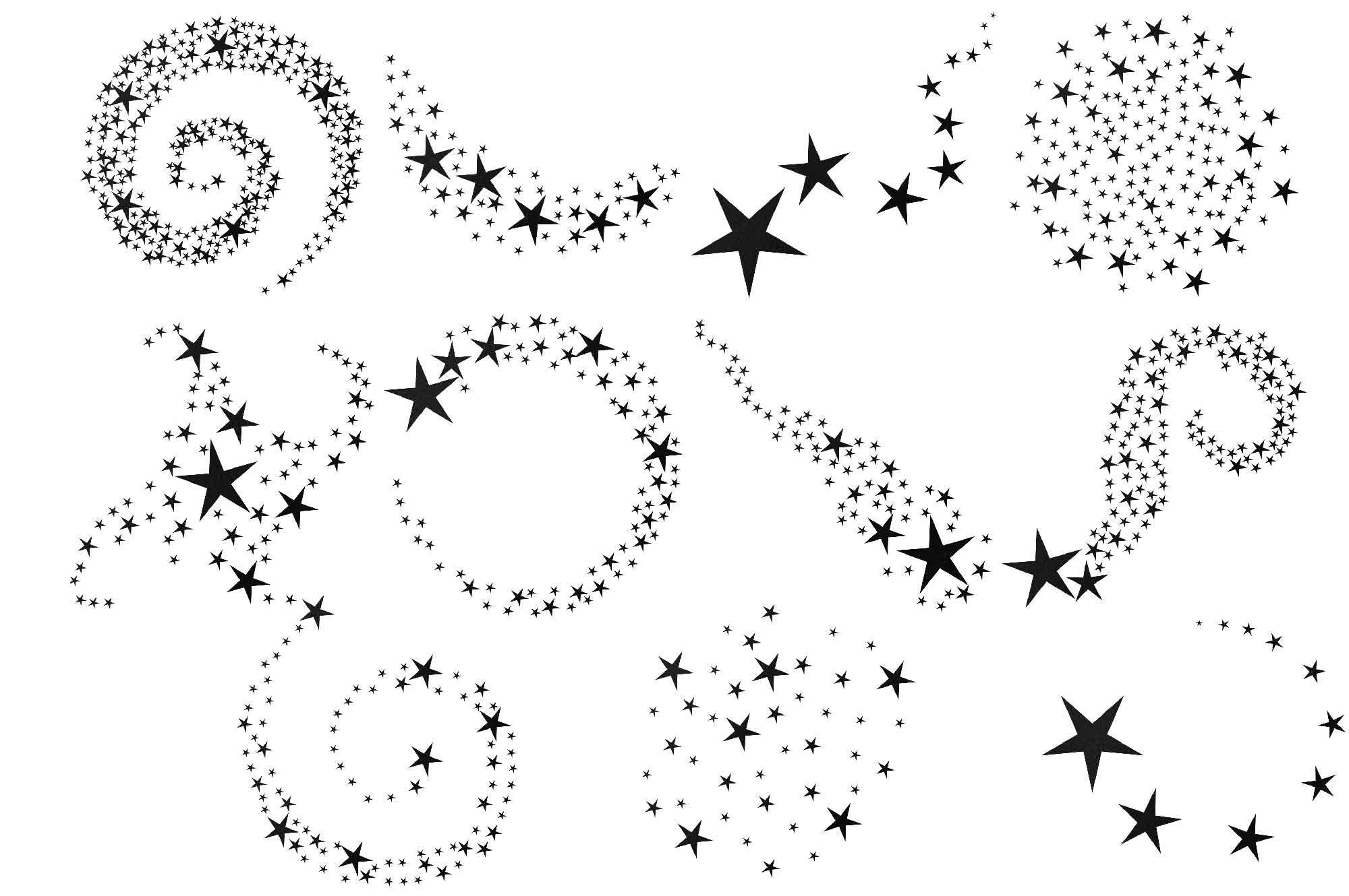 Star Clusters Clipart