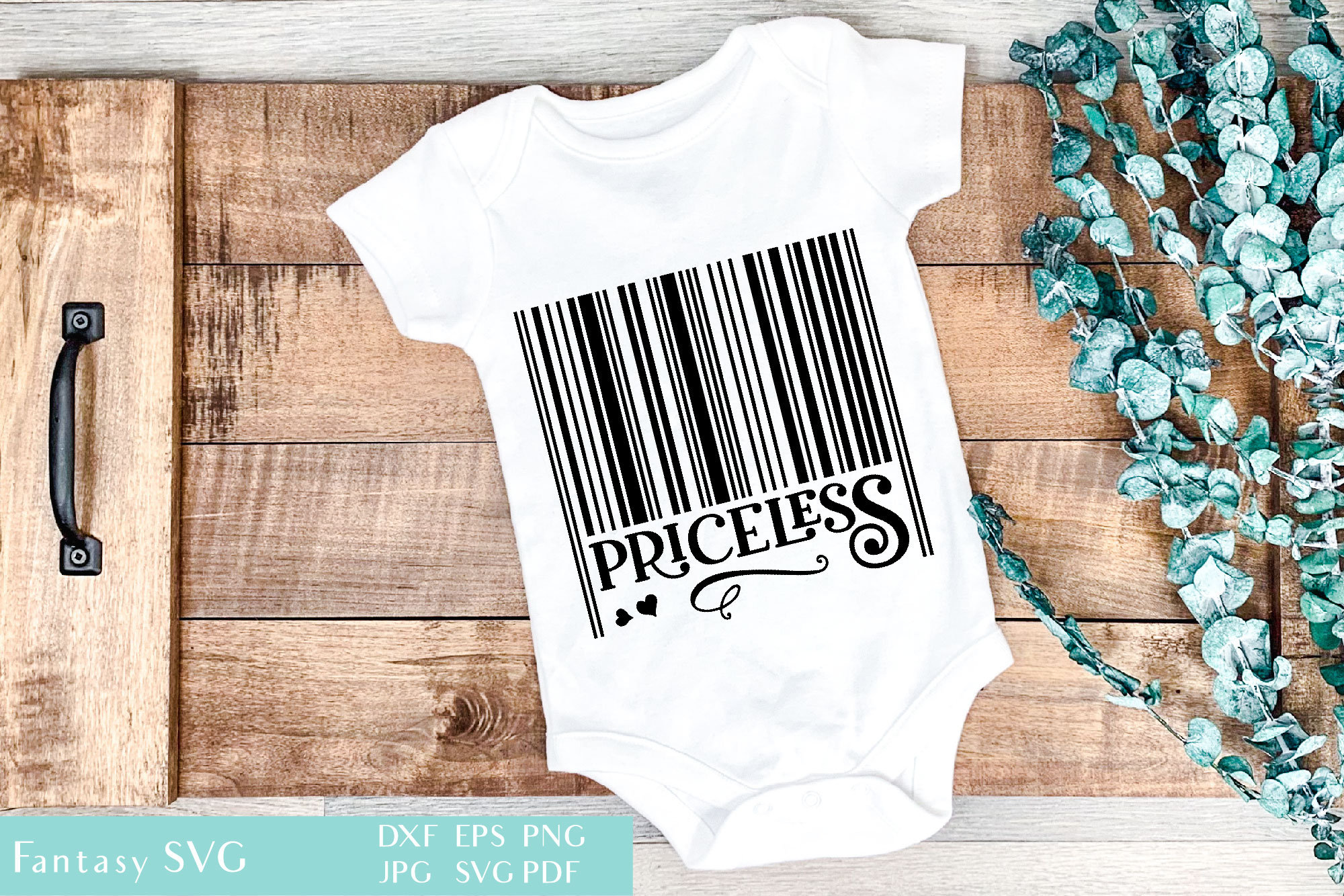 Barcode Priceless Cute Baby Shower SVG Cut File for Cricut - Etsy UK