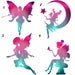 Galaxy Fairies, Fairy Clipart, Cosmic Clip Art, Rainbow Fairy Tale ...
