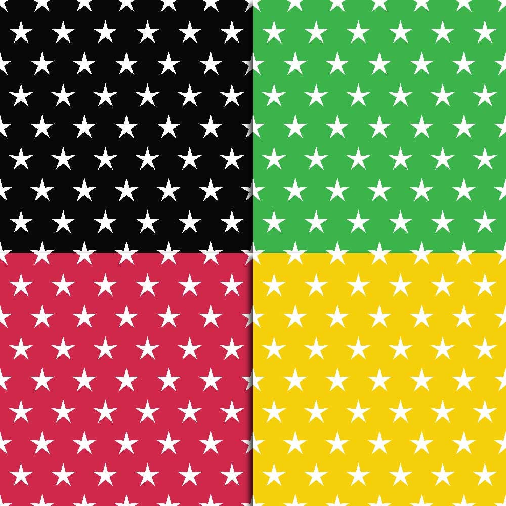 Star Digital Paper Stars Paper Pack Scrapbooking Paper - Etsy