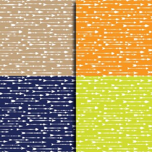 Arrows Digital Paper, Arrows Backgrounds, Arrow Patterns, Scrapbook ...
