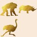 Safari Animals, Animals Clip Art, Gold Foil Clipart, Clipart ...