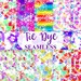 Tie Dye Digital, Paper Pack Bundle, Seamless Patterns, Dyed Backgrounds ...