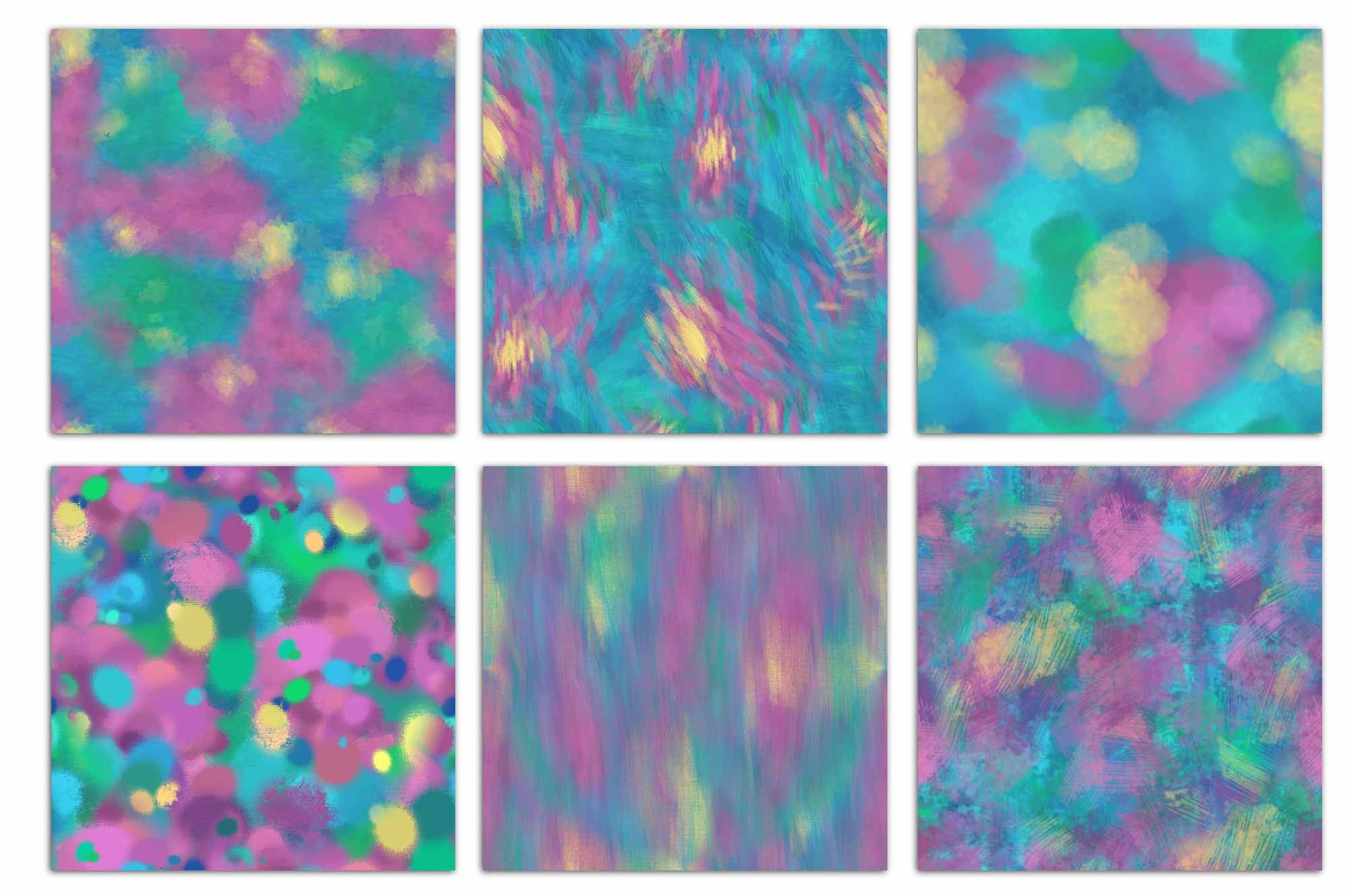 Watercolor Mermaid Rainbow Backgrounds Watercolour Texture | Etsy