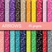 Arrows Digital Paper Arrows Backgrounds Arrow Patterns - Etsy