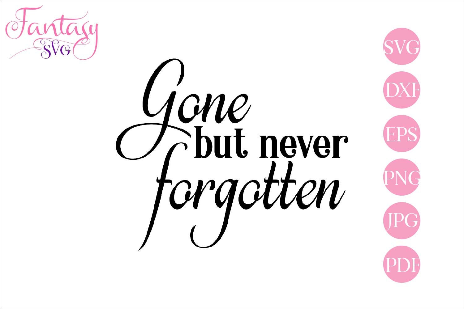 Gone but never forgotten svg file cut files cricut angel | Etsy