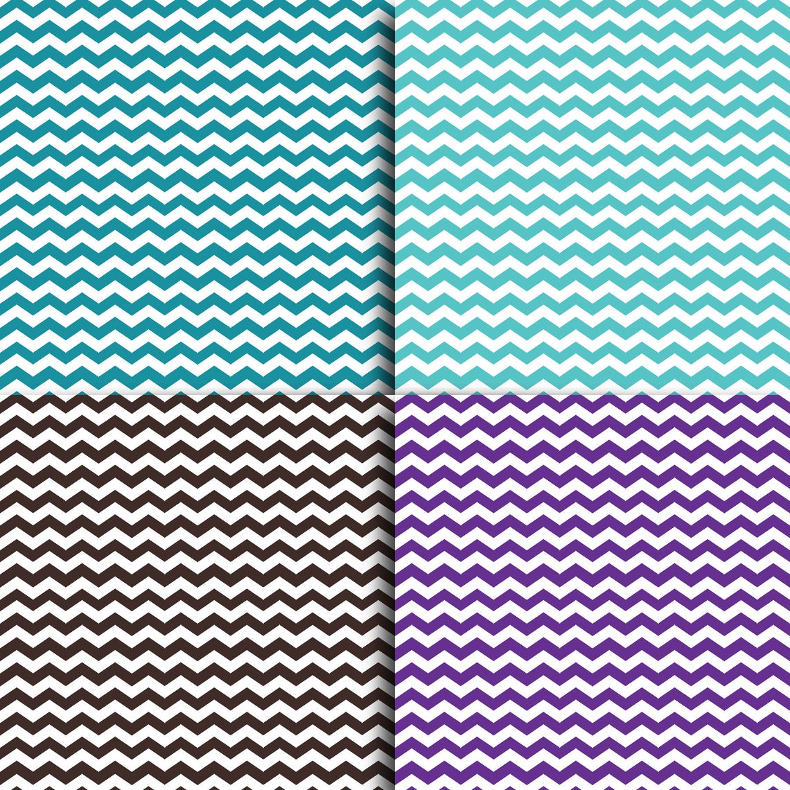 Chevron Paper Pack Digital Paper Chevron Backgrounds - Etsy